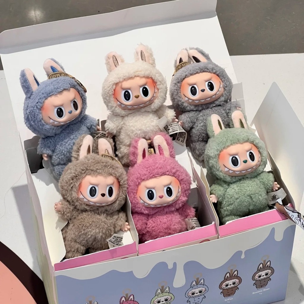 [Spot] Bubble Mart labubu Labu Heartbeat Macaron ไวนิล Blind Box Labbu ...