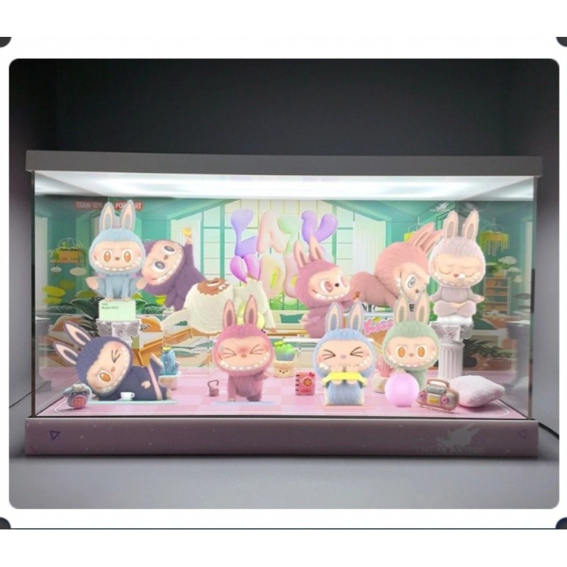 อาร์ตทอย กล่องใส่ art toy ชั้นวาง art toy Bubble Mart labubu Labubu ...