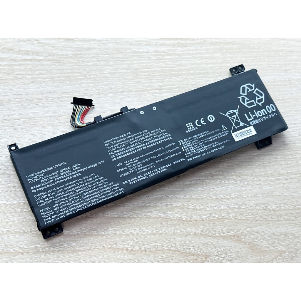 L20M3PC2 L20C3PC2 แบตเตอรี่แล็ปท็อป For Lenovo ideapad Gaming 3 15ACH6 ...