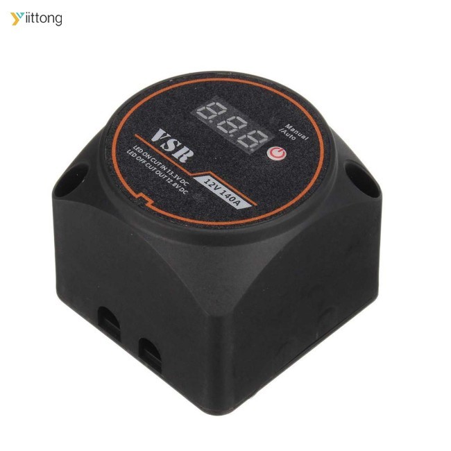 Yt- Dual แบตเตอรี่ Isolator Kit 12 โวลต์ 140 Amp สมาร์ทแบตเตอรี่คู่ ...