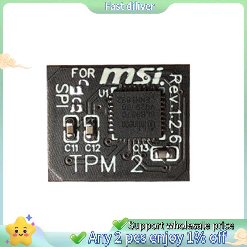 Tpm 2.0 โมดูลรักษาความปลอดภัยการเข้ารหัสการ์ดระยะไกล 12 Pin SPI TPM2.0 ...