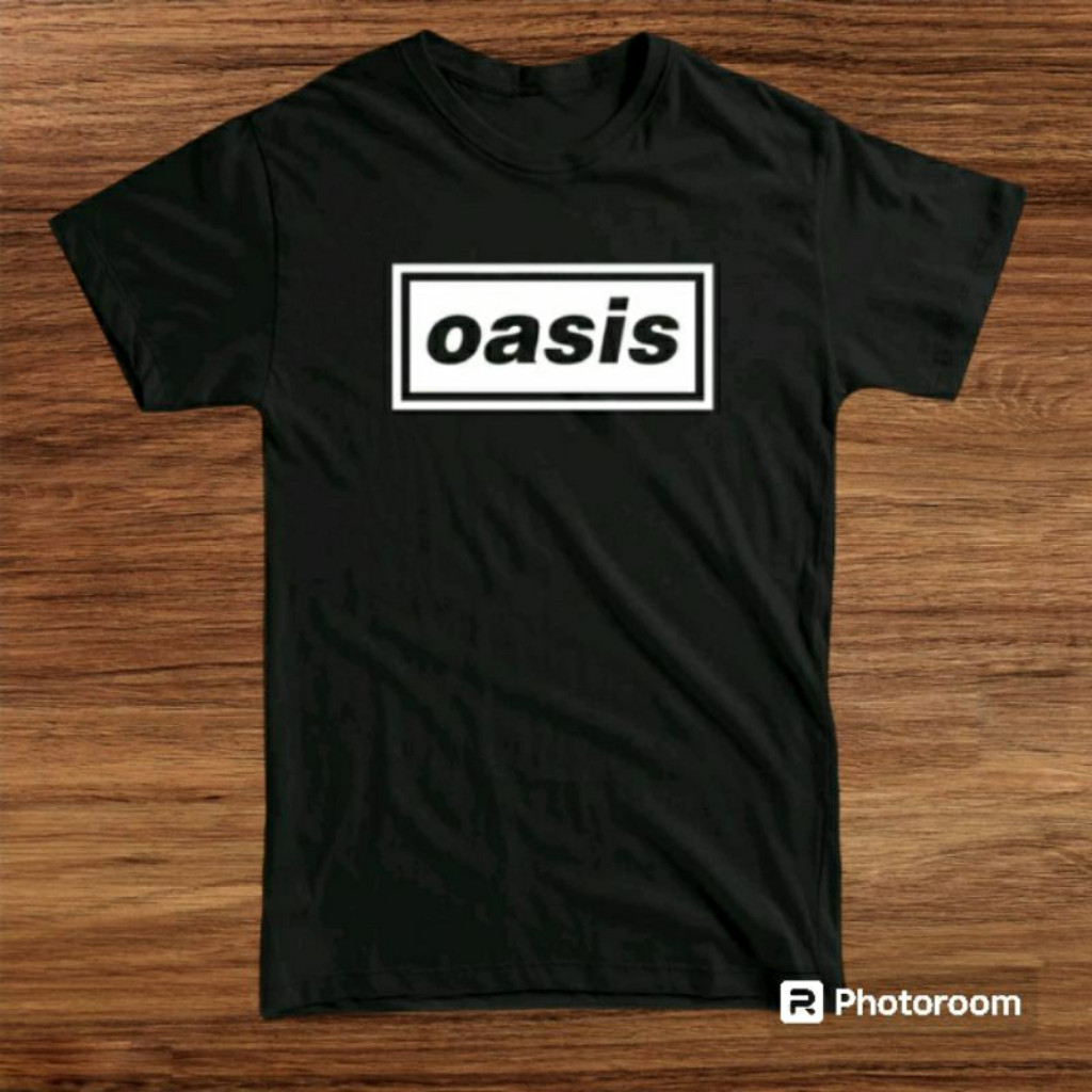 แฟชั่น Kaos OASIS ROCK BAND เสื้อยืด OASIS BAND BASIC โลโก้พิมพ์ Tee 200 GSM UNISEX Baju T เสื้อ ...