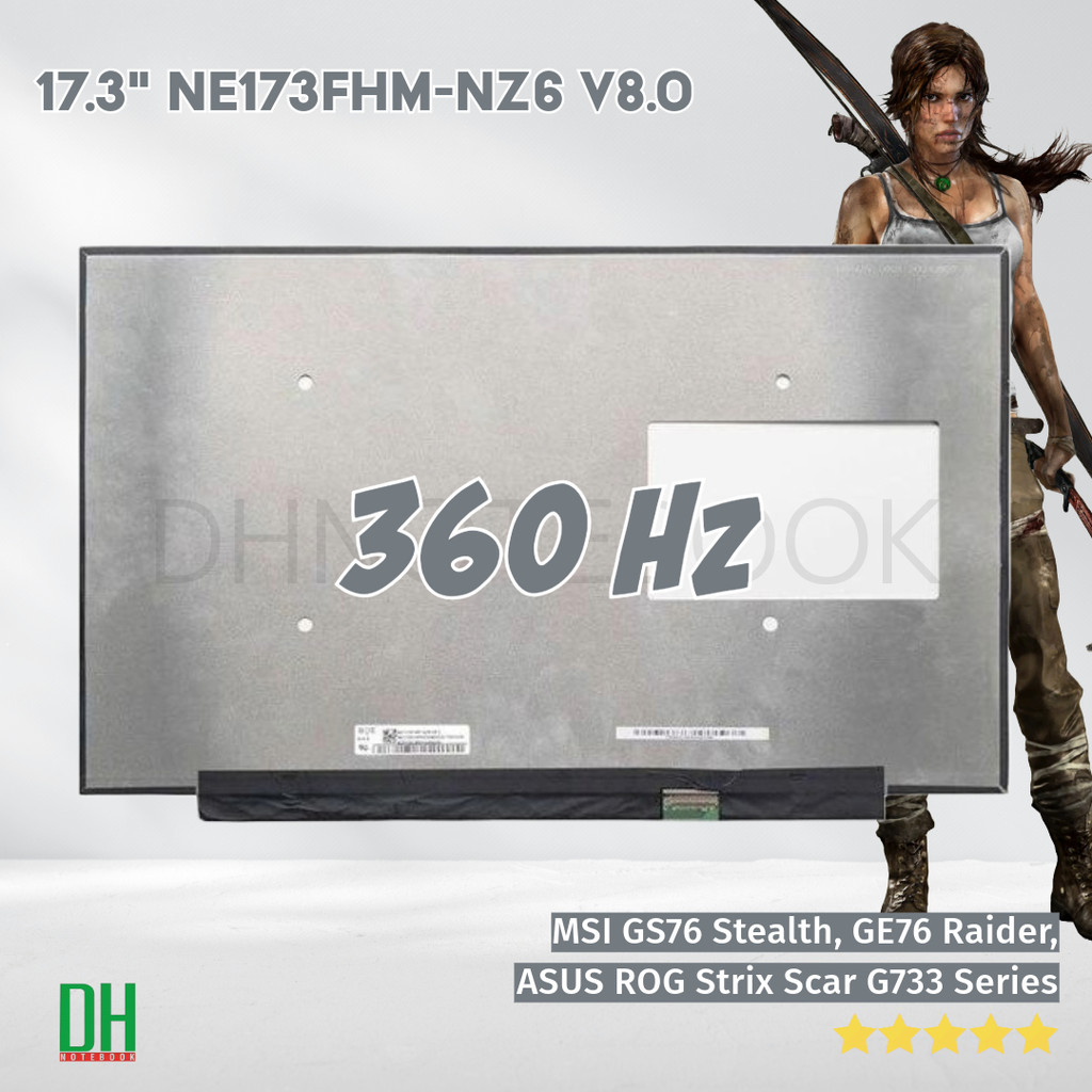 อะไหล่ หน้าจอ LCD 17.3" NE173FHM-NZ6 สำหรับ MSI GS76 Stealth GE76 ...