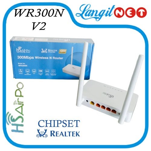 Hsairpo WIRELESS N ROUTER WR300N V2 REALTEK 300Mbps | Shopee Thailand