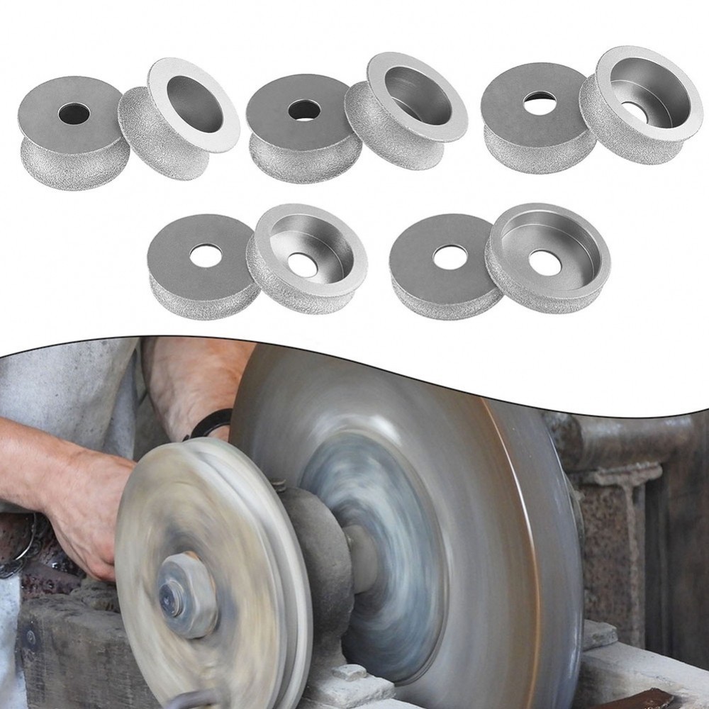 Demi-bullose Grinding Wheel Brazed Diamond การใช้งานที่สะดวกสบาย Arc ...