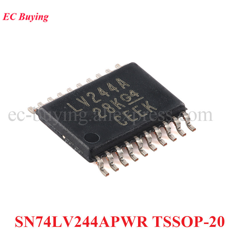 5 ชิ้น SN74LV244APWR TSSOP-20 SN74LV244 SN74 74LV244A LV244A TSSOP20 Octal บัฟเฟอร์ไดร์เวอร์ชิป ...