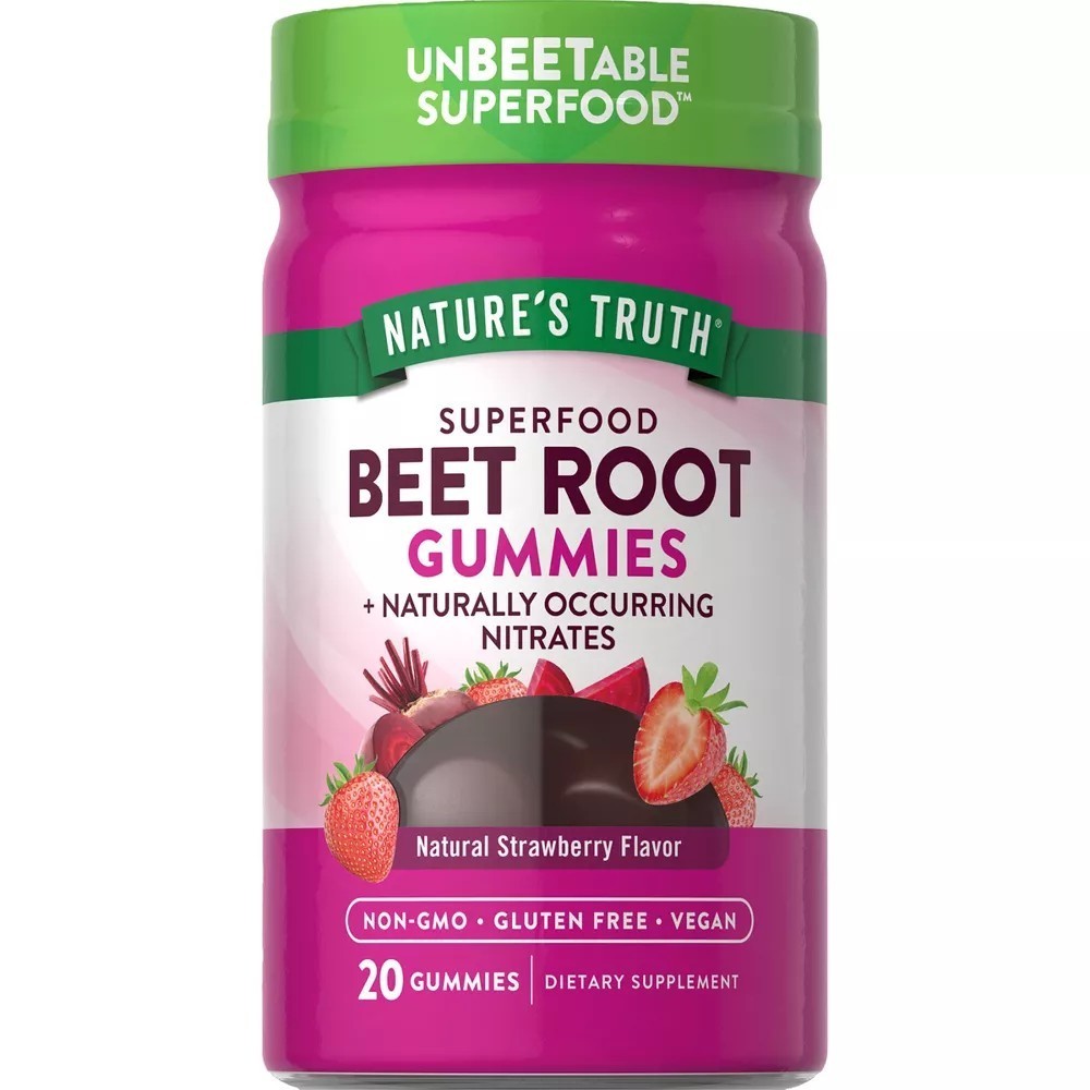 Nature's Truth Beet Root Gummies (20Gummies) บีทรูท | Shopee Thailand
