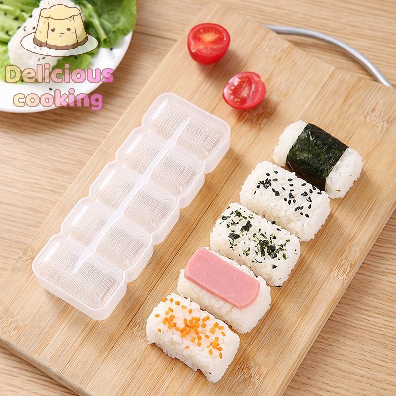 [ทําอาหารแสนอร่อย] 5 ชิ้น/เซ็ตซูชิ Nigiri Maker แม่พิมพ์ข้าวปั้น Non Press Maker DIY Bento Tool ...