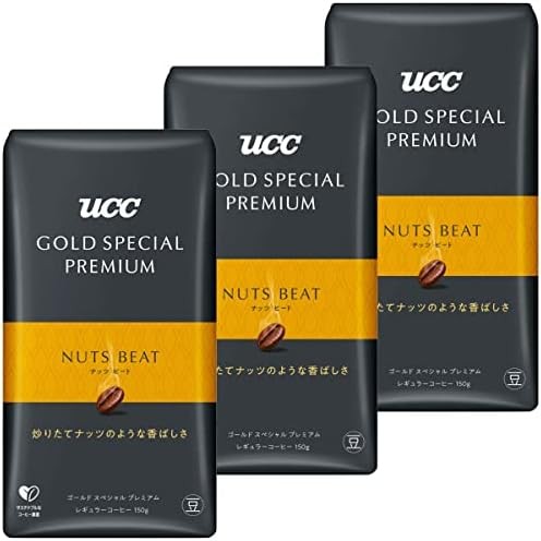 UCC GOLD SPECIAL PREMIUM UCC GOLD SPECIAL PREMIUM ถั่วคั่ว Nut Beat 150g กาแฟธรรมดา (ถั่ว) x 3 ...