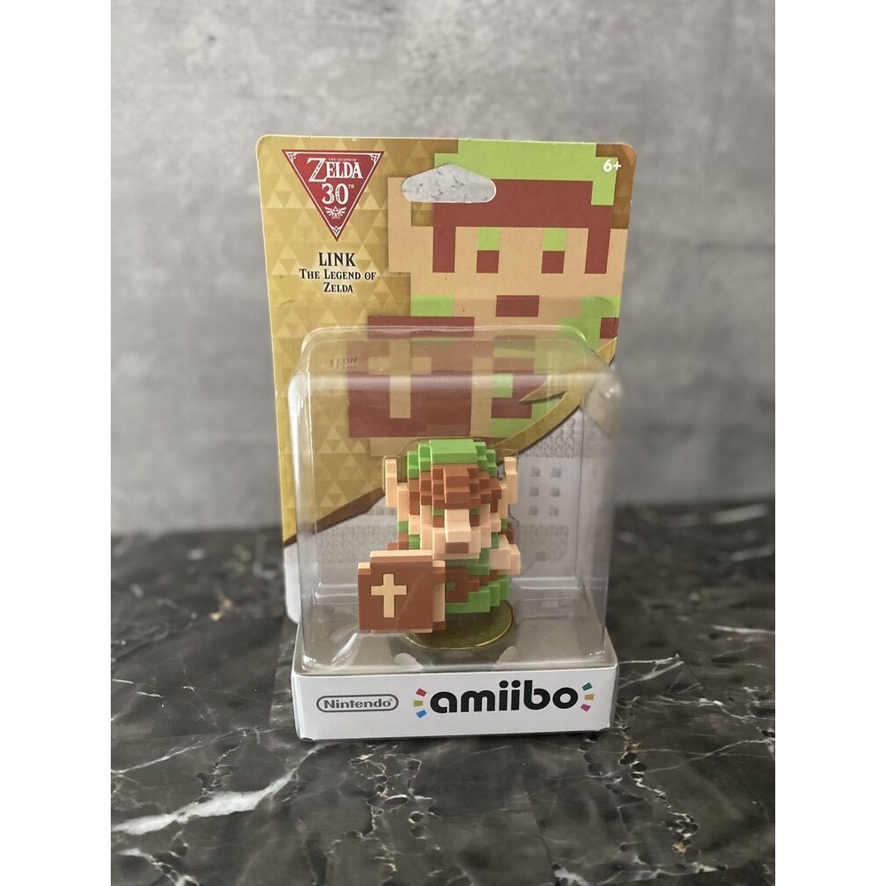 Nintendo The Legend of Zelda 8-Bit LINK Amiibo Switch 3DS WIIU BOTW ...
