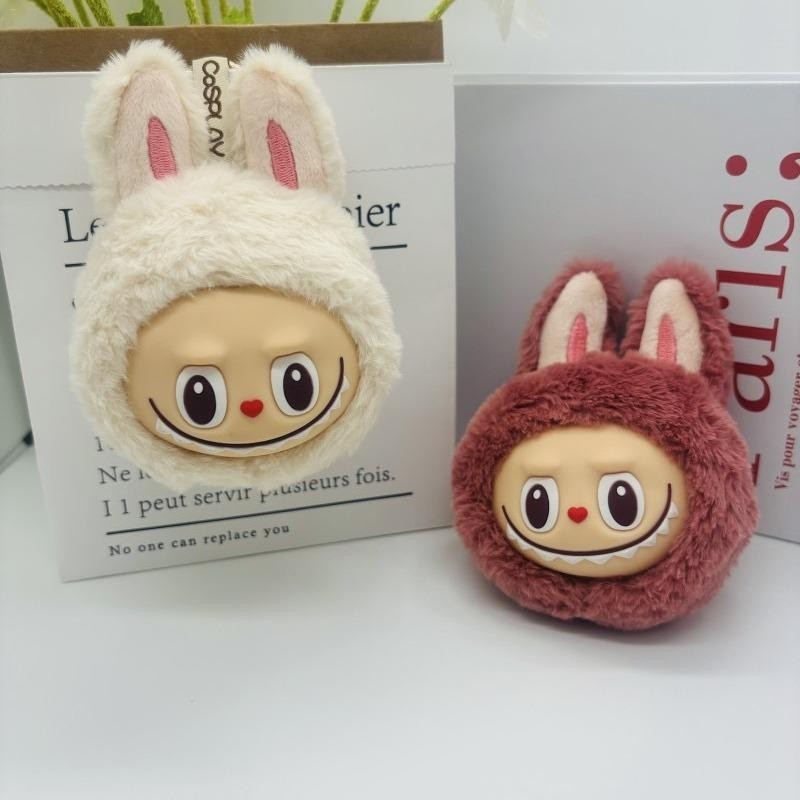 Popmart Labubu พวงกุญแจการ์ตูน Labubu Vinyl Face Bag จี้ | Labubu พวง ...