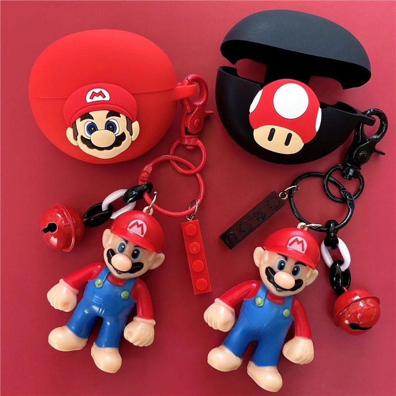 For Honor Choice EarBuds Clip Case Cartoon Mario Keychain Pendant Cute ...