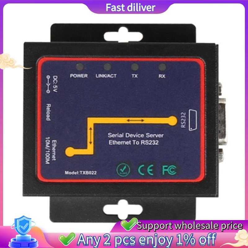 อุตสาหกรรม Modbus Serial RS232 RS485 RS422 to Ethernet Converter อุปกรณ์แปลงพลาสติก Server /RTU ...