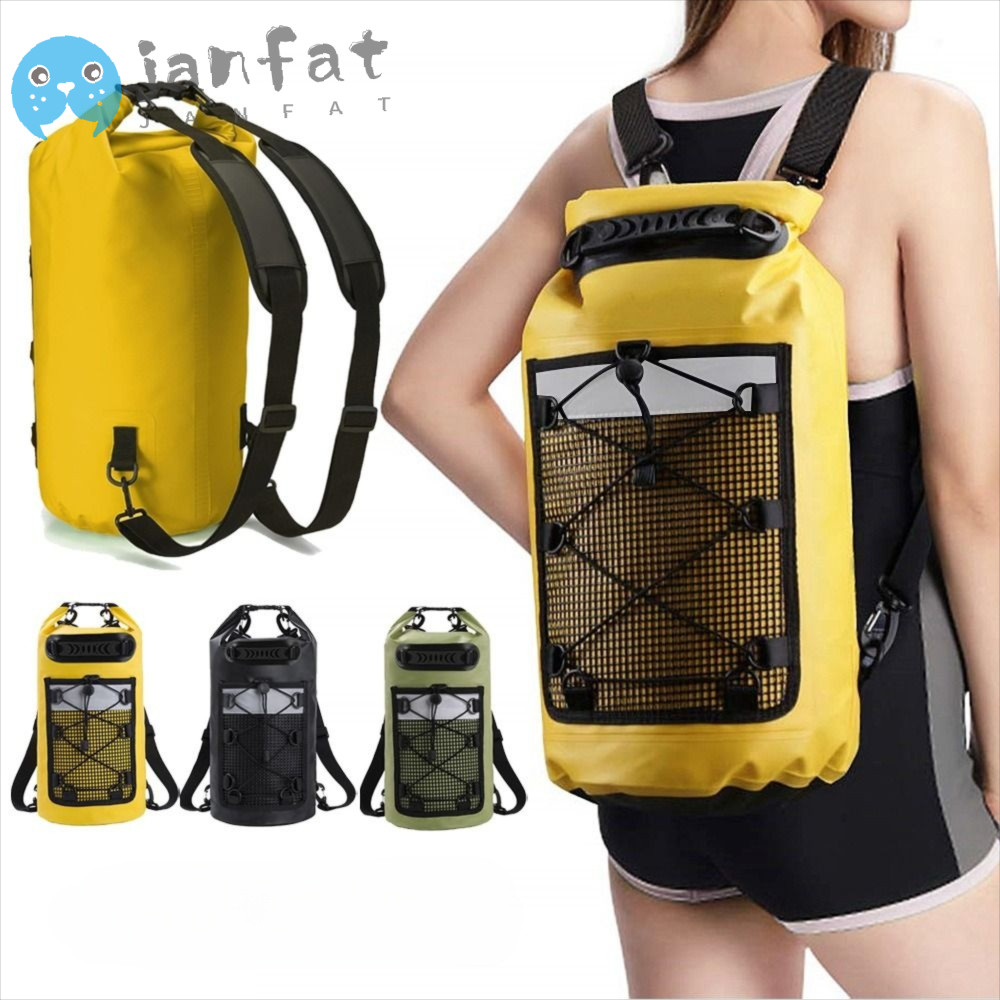 JANFAT กระเป๋ากันน้ำสำหรับพายเรือคายัค ทนทาน น้ำหนักเบา ทำจาก PVC ขนาดใหญ่ FLOATING DRY BAG ...