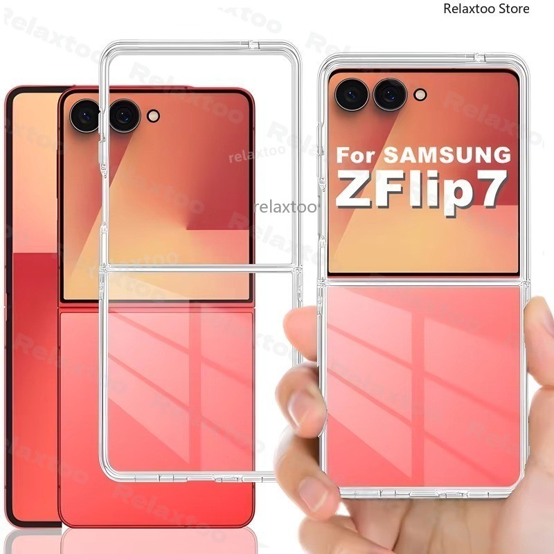 SAMSUNG SamsungZFlip7 5GปลอกใสสําหรับSamsung Galaxy Z Flip 7 5G Flip7 ...