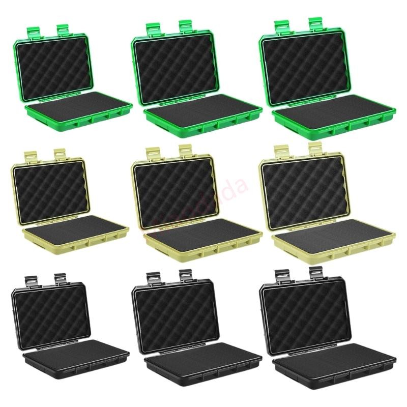 MDD กันน้ํา Hard Carry Tool Case กระเป๋าจัดเก็บกล่องกล้องการถ่ายภาพ ...