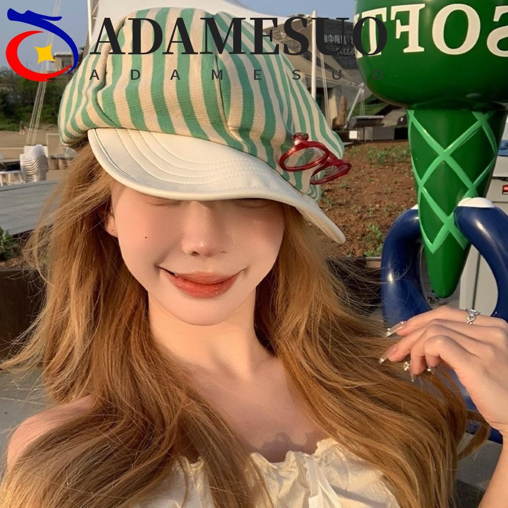 ADAMESUO หมวกเบเรต์สไตล์เกาหลีย้อนยุค ดีไซน์ retro และอเนกประสงค์ สำหรับวันสบายๆ | Shopee Thailand