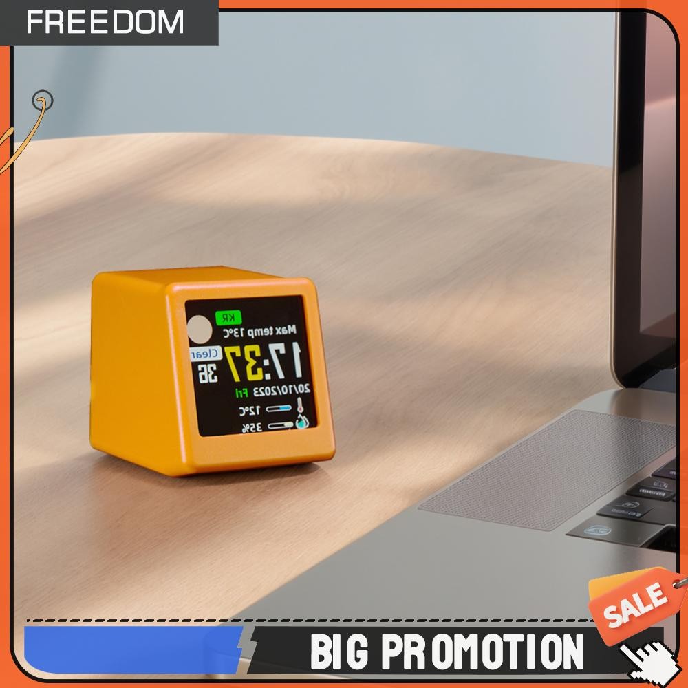 WiFi Atomic Clock เครื่องวัดอุณหภูมิและความชื้นมัลติฟังก์ชั่นสําหรับตก ...
