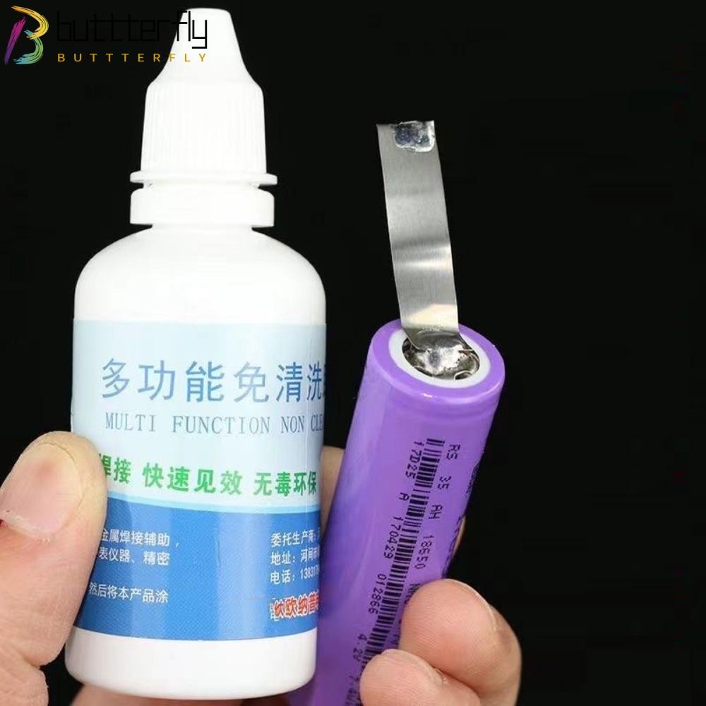 BUTTTERFLY ทําความสะอาดฟรีบัดกรี Flux, Quick Repair แบตเตอรี่ Electrode ...