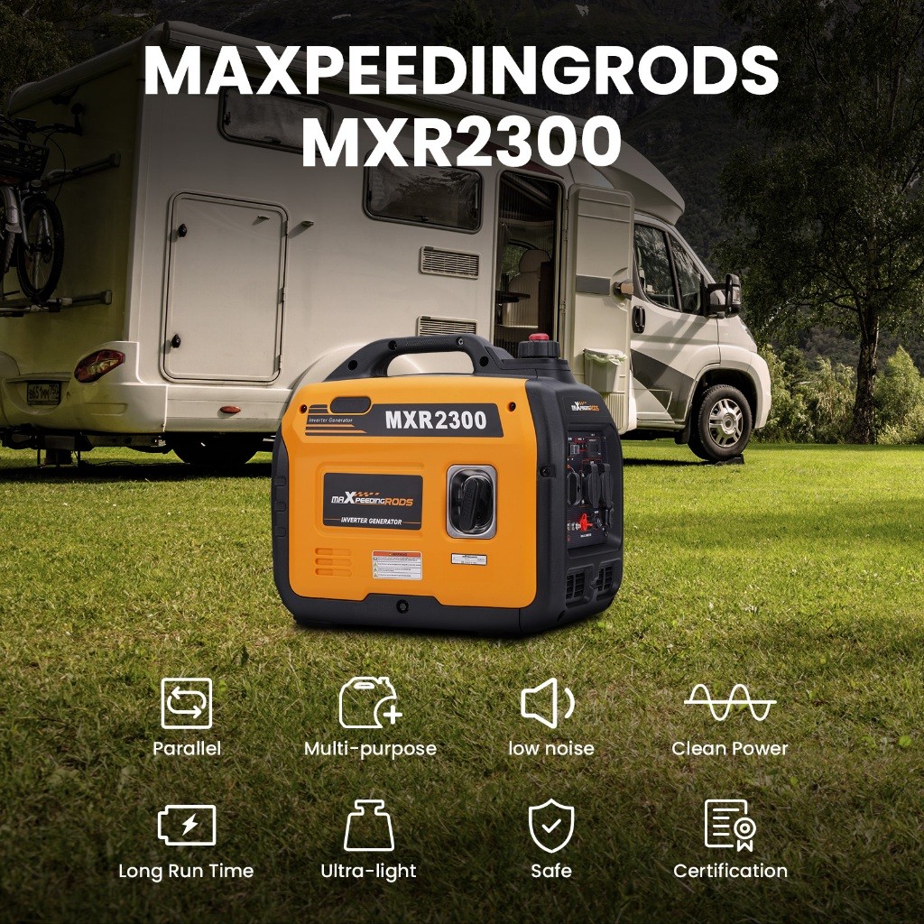 maXpeedingrods 2300 วัตต์ เครื่องปั่นไฟ Generator 4 จังหวะ 79cc OHV ...
