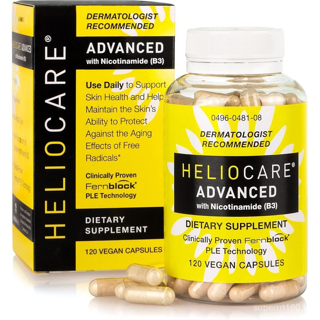 Heliocare Advanced Niacin B3 Supplement: Fernblock PLE Extract 240mg ...