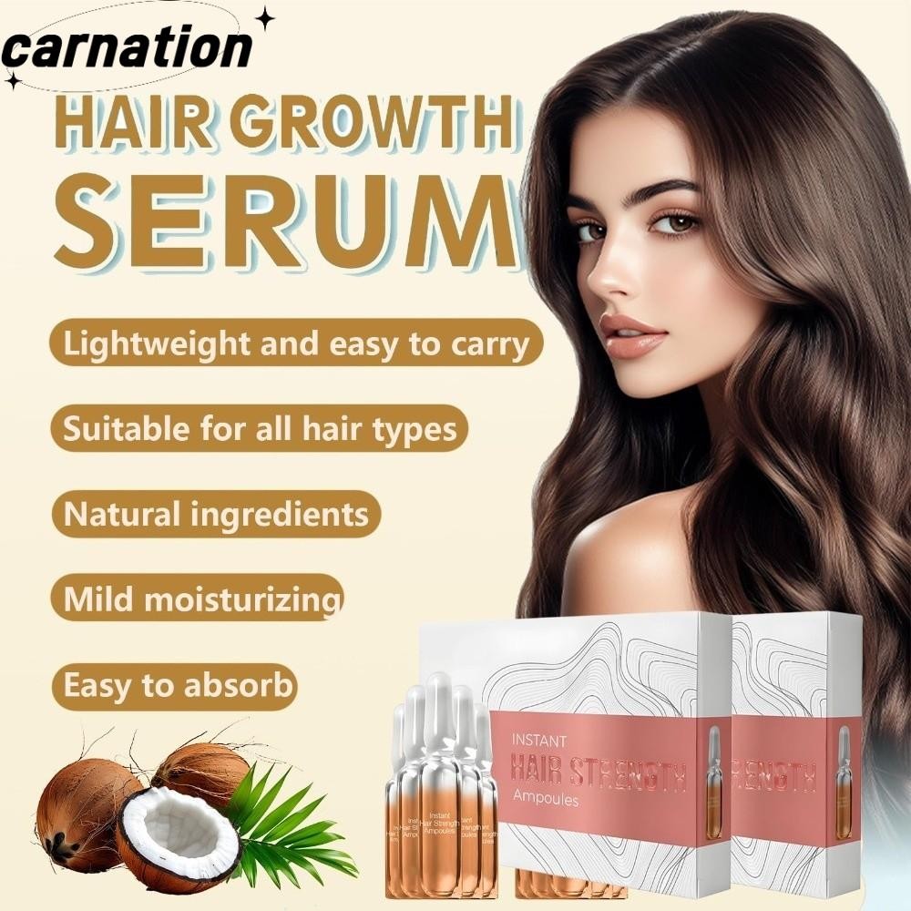 CARNATION Hair Care Ampoules, Intensive Repair Nourishing Oil Hair ...