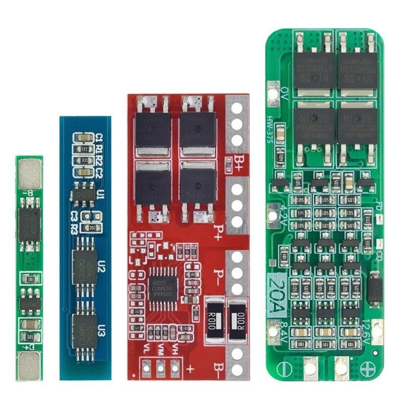 1s 2S 3S 4S 3A 20A 30A Li-ion แบตเตอรี่ลิเธียม 18650 Charger PCB BMS ...