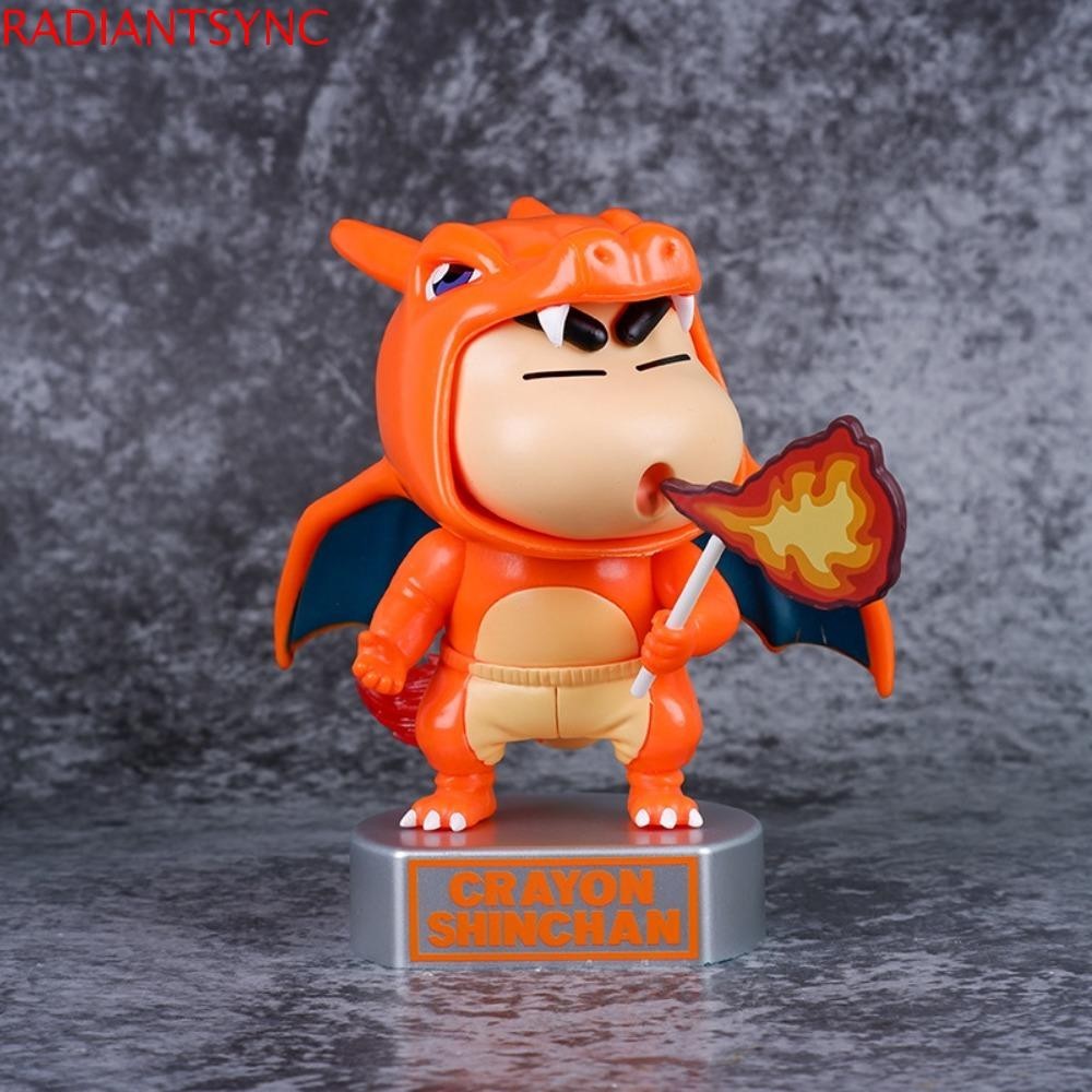 Radiantsync Crayon Shin-Chan รูป, Charmander PVC ตุ๊กตา Crayon Shin-Chan ของเล่น, เครื่องประดับ ...