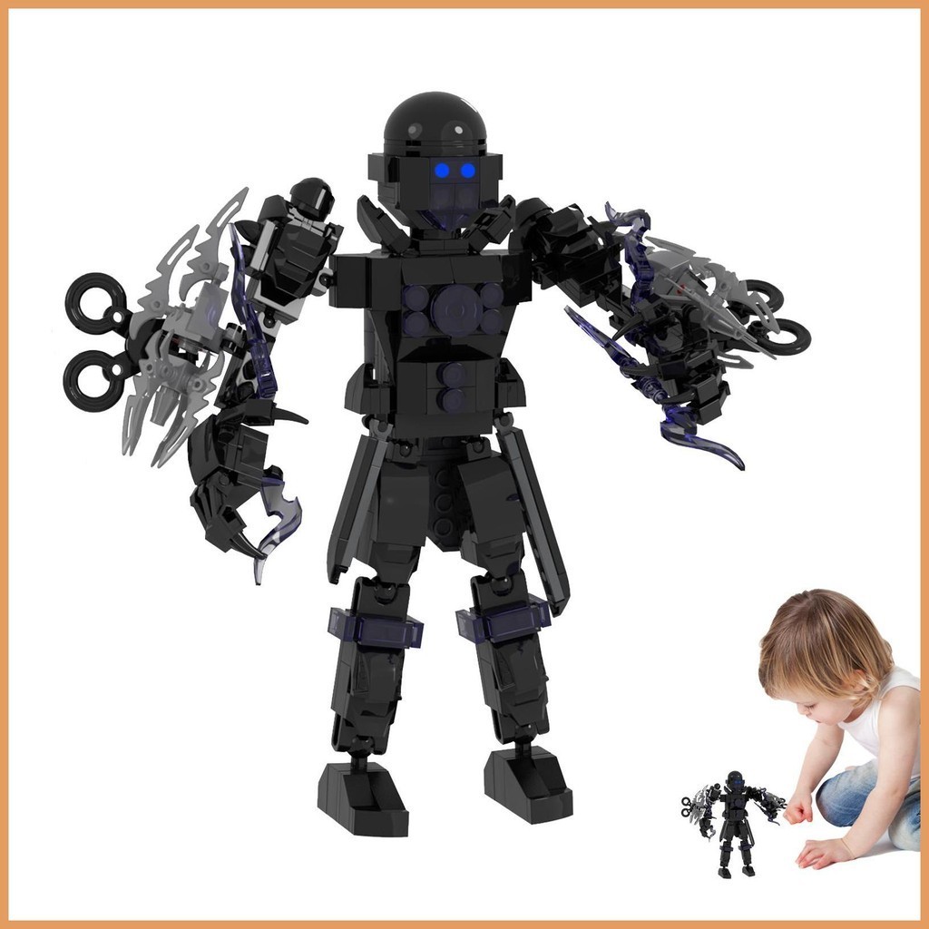 ห้องน้ํา Action Figure Building Block Kit ตัวเลขการศึกษา Building ...