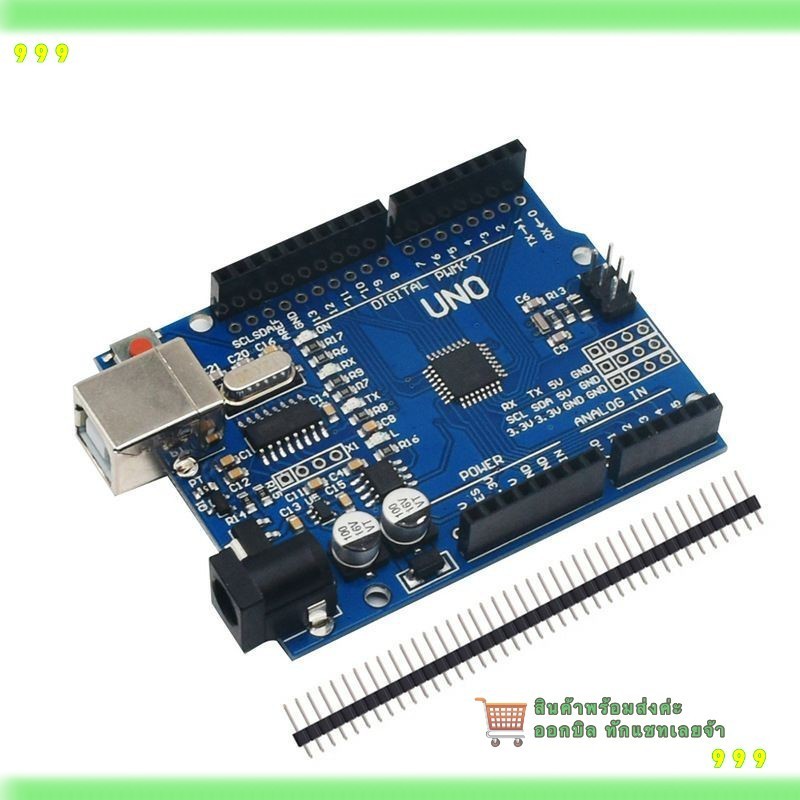 สั่งเลย! Arduino UNO R3 ชิปแบบ SMD สายusb ส่งทุกวัน | Shopee Thailand
