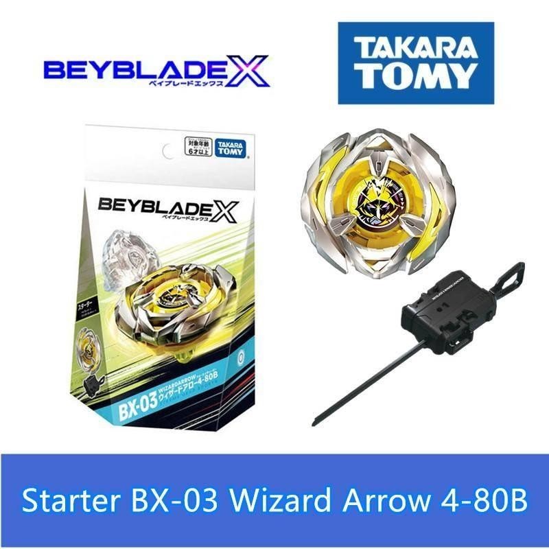Original Takara Tomy Beyblade-X Starter BX-03 Wizard Arrow 4-80B | Shopee Thailand