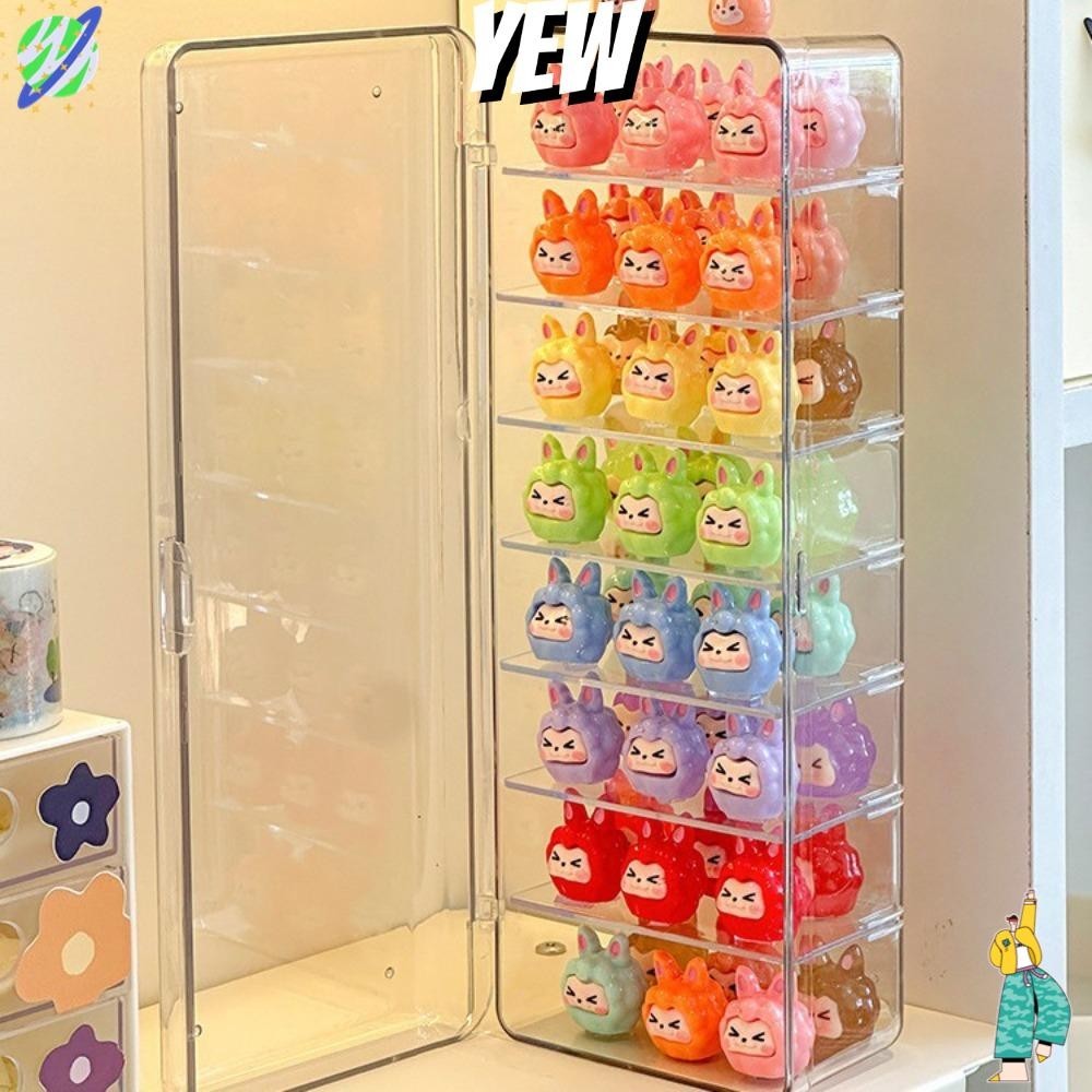 Yew Pop Mart กล่องตู้โชว์,ที่ถอดออกได้กันฝุ่นโรงรถชุดตัวเลขแสดง, 2024 ...