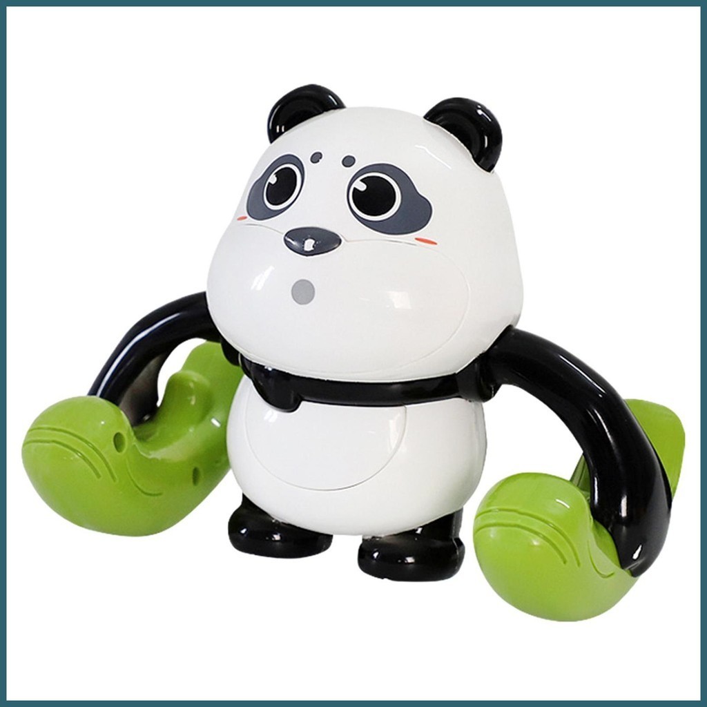 ดนตรี Crawling ของเล่นไฟฟ้าเด็ก Tumbling Panda ของเล่น 360 องศา ...