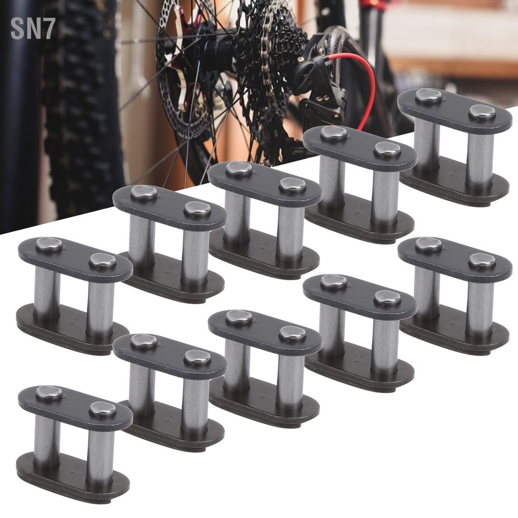 SN7 10pcs T8f CHAIN Master Link เหล็กสวมใส่ความต้านทานตัวเชื่อมต่อ ...