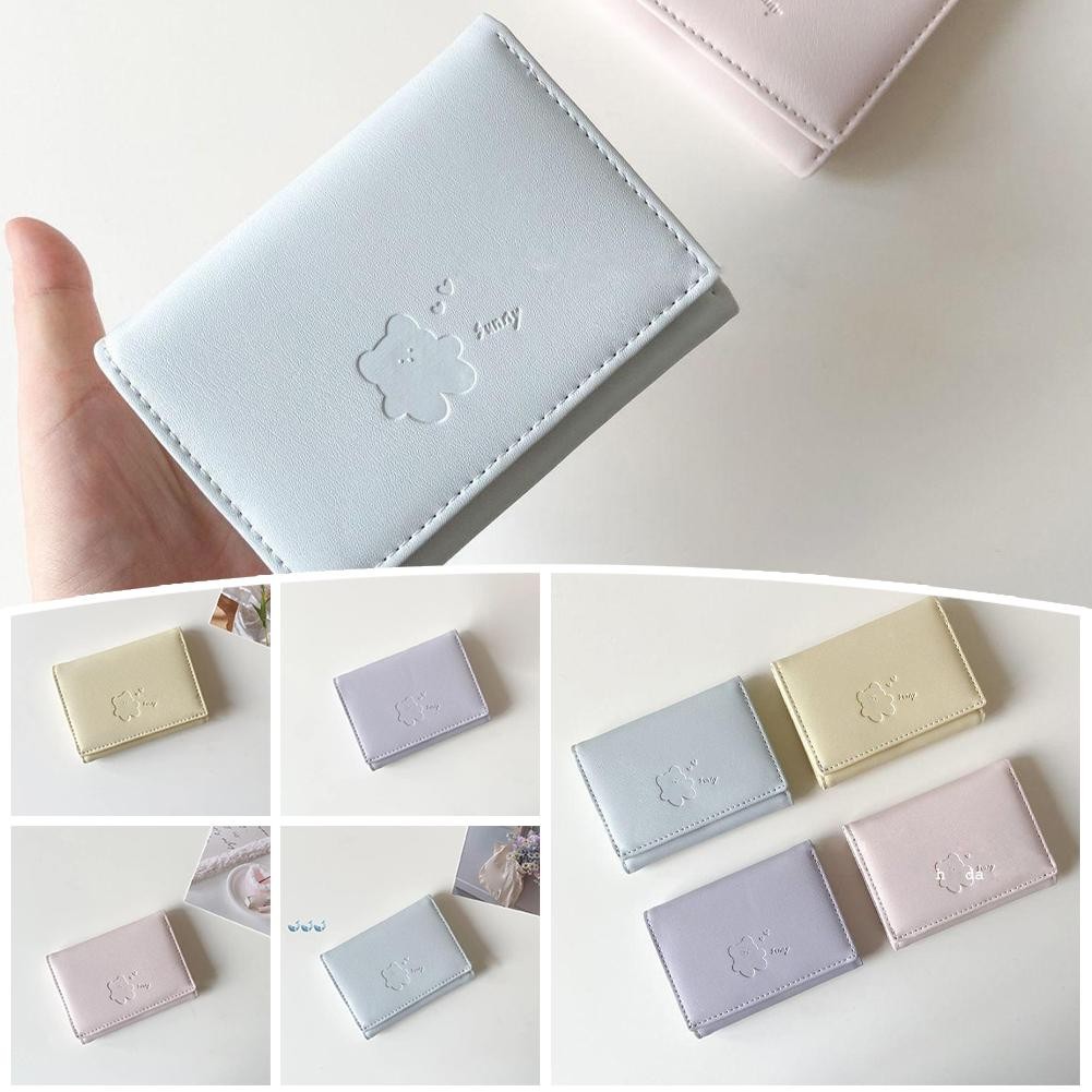 Ins Wind Bear Wallet Simple And Gentle New Short Wallet Zero Package ...