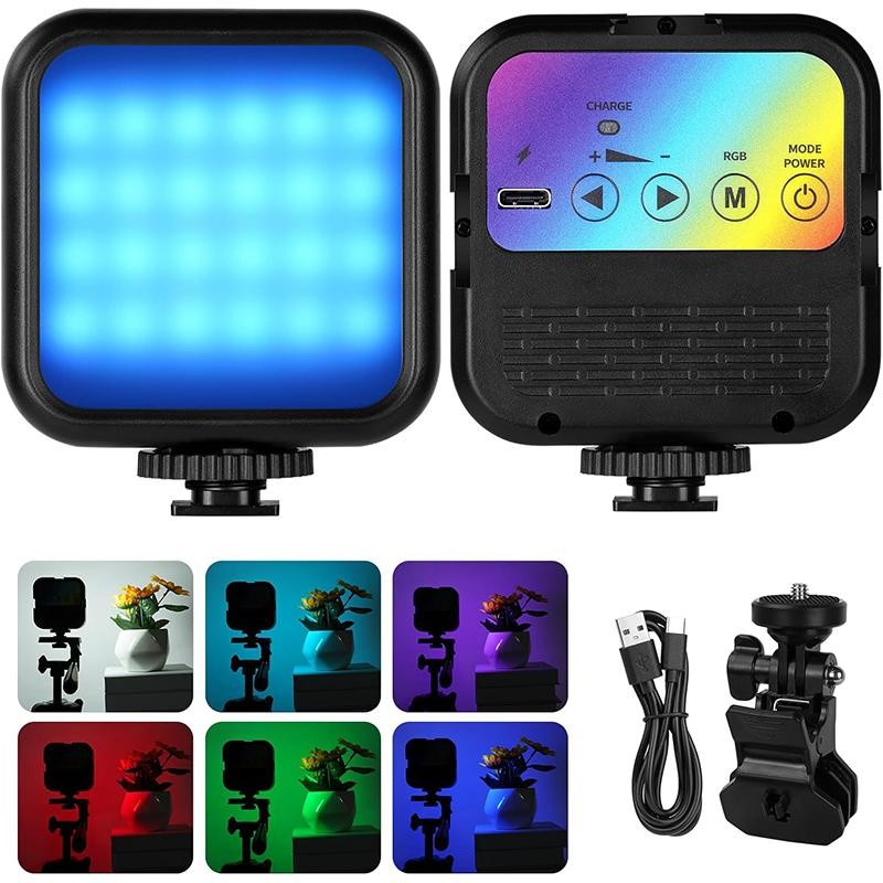 Rechargable mini RGB Light mini led portable led vdo light led ไฟติดหัว ...