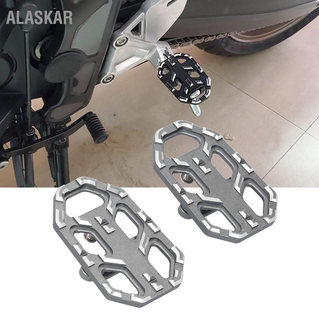 ALASKAR คู่รถจักรยานยนต์พักเท้ากว้างเท้าเหยียบเหมาะสำหรับฮอนด้า NC750X ...