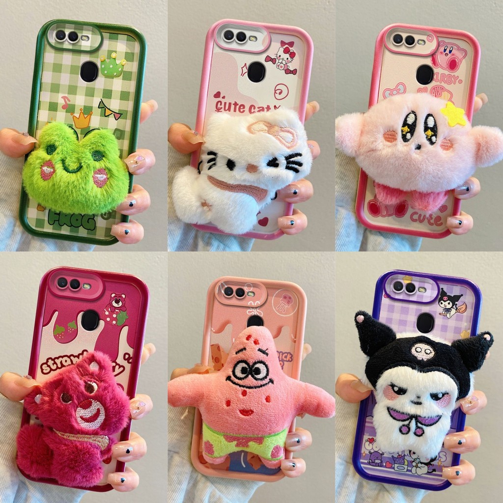 เคส Oppo A7,A12,A5S,F9 การ์ตูน Kuromi/Patrick Star/Lots-o-Huggin Bear ...