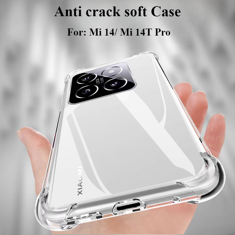 Air Bag เคสกันกระแทกสําหรับ Xiaomi 14T Pro Case Mi14 Mi14T Redmi 14C ฝาครอบโทรศัพท์ | Shopee ...