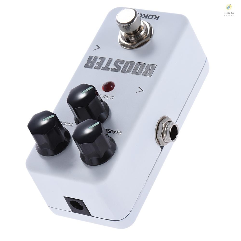 Kokko FBS2 Mini Booster Pedal แบบพกพา 2-Band EQ Guitar Effect Pedal ...