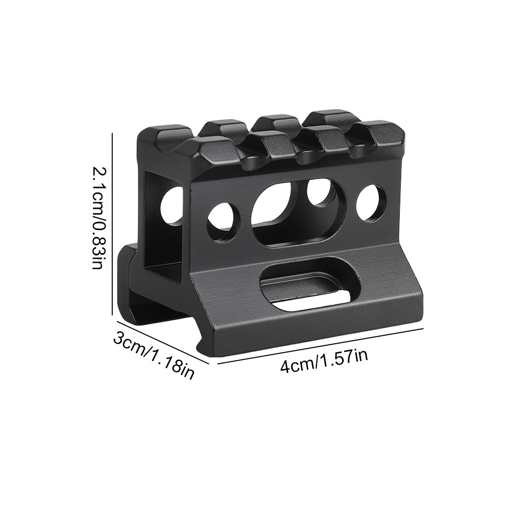 3 ช่อง 20 มม.Riser Mount อลูมิเนียมขอบเขต Riser ฐาน Mount สําหรับ ...