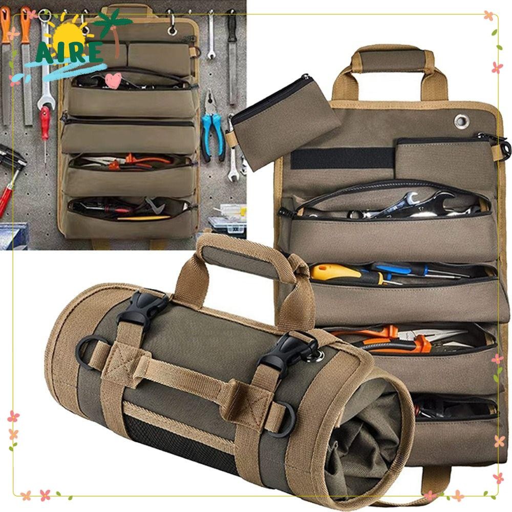 AIRE เครื่องมือ Roll Up กระเป๋า, Organizer 3 กระเป๋าที่ถอดออกได้ Roll ...