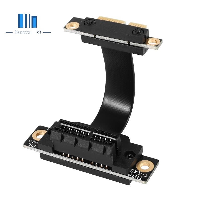 PCIE X1 Riser สาย Dual 90 องศามุมขวา PCIe 3.0 X1 ถึง X1 สาย 8Gbps PCI ...