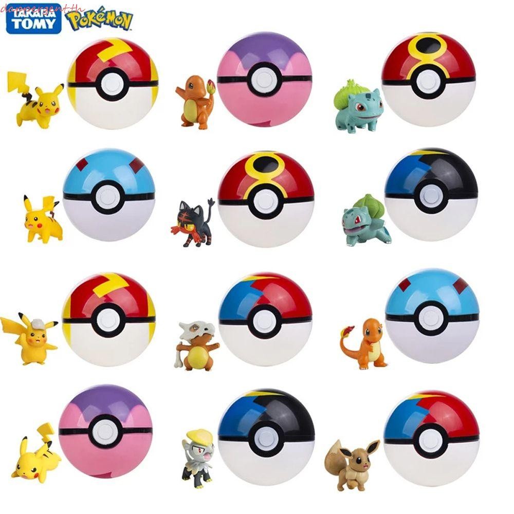 DAPPERGENT Pokeball Vulpix ของเล่นเด็ก Variant ของเล่น Action Figure Charmander Eevee อะนิเมะรูป ...