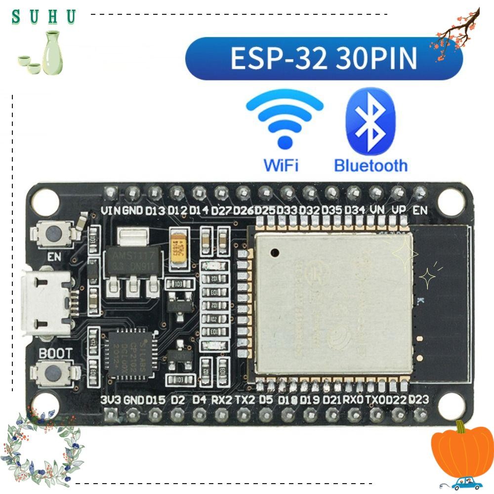 SUHU ESP32 ESP-32S บอร์ดพัฒนา, WiFi Dual-Mode + บลูทูธ 2.4GHz Microcontroller โปรเซสเซอร์แบบ ...