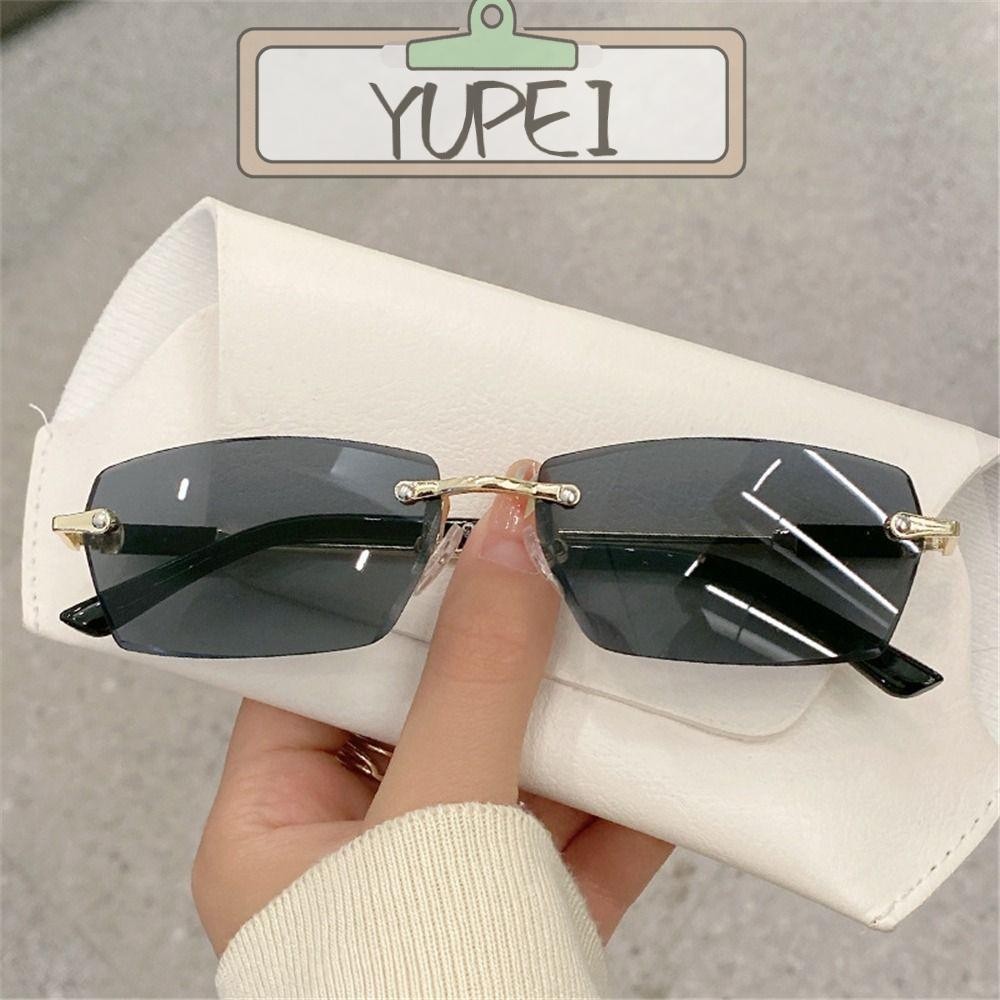 แว่นกันแดดแบบไร้กรอบ Y2K UV400 สไตล์แฟชั่นสำหรับทั้งผู้หญิงและผู้ชาย | Shopee Thailand