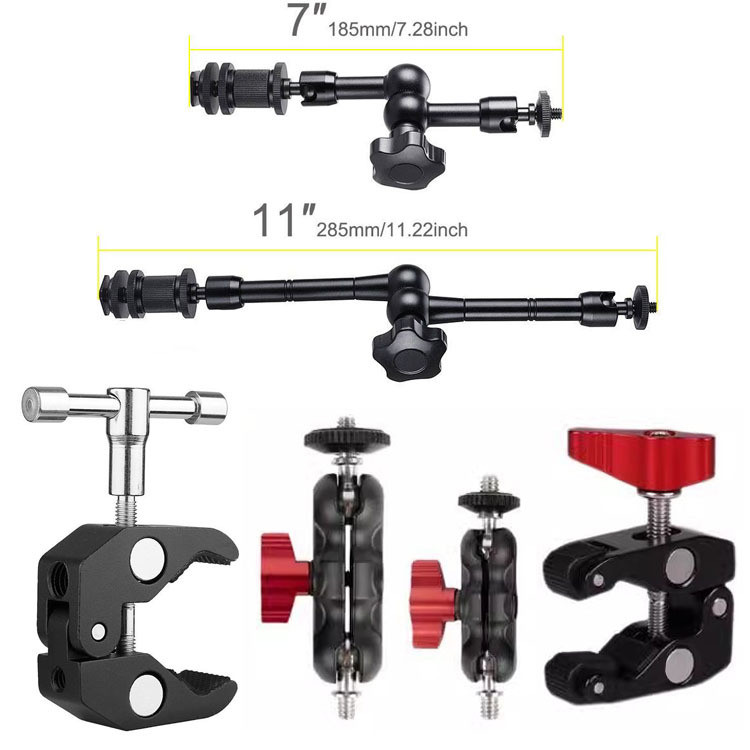 ขายดีข้ามพรมแดน ขาตั้งกล้อง DSLR LCD Gimbal Mount Magic Arm Cantilever ...
