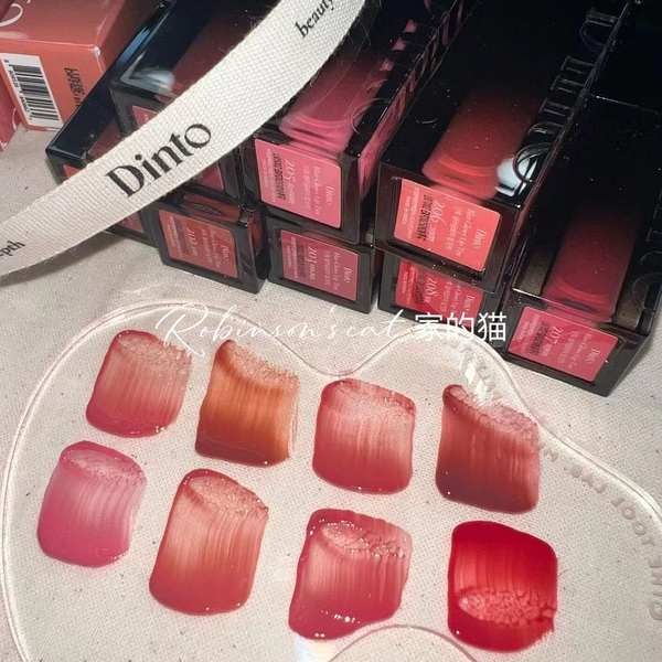 ลิปกลอส ลิปกันน้ํา ลิป 4u2 [Wen Jiaying สไตล์เดียวกัน] เกาหลี DINTO Water Gloss Mirror Lip Glaze ...