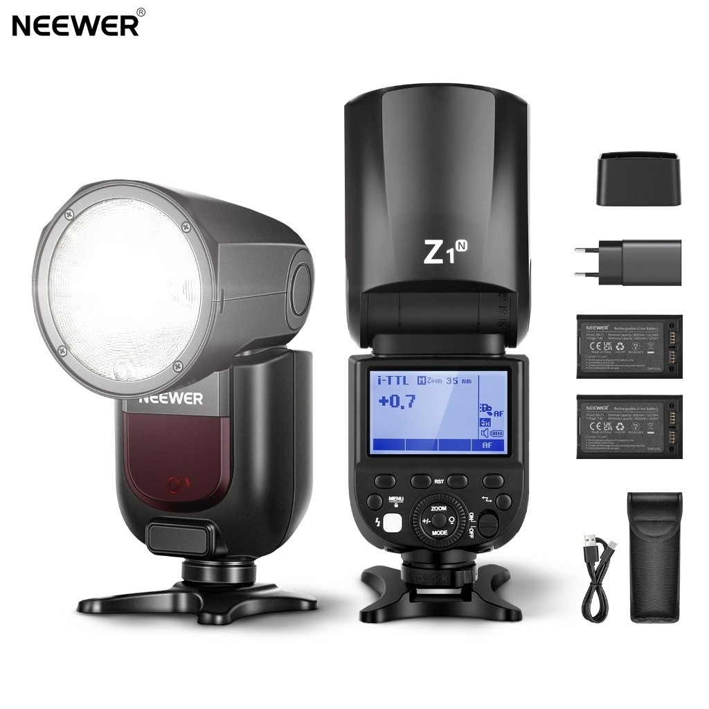 Neewer Z1-N TTL รอบหัว Speedlite Flash Kit ใช ้ งานร ่ วมกับ Nikon ...