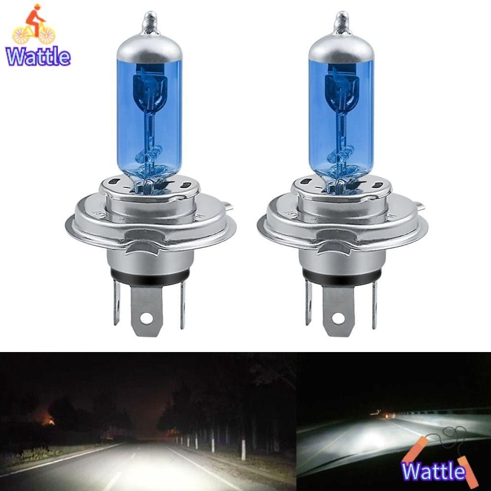 Wattle 2 ชิ้น White Xenon Super ไฟหน้าไฟหน้าหลอดไฟรถยนต์ | Shopee Thailand